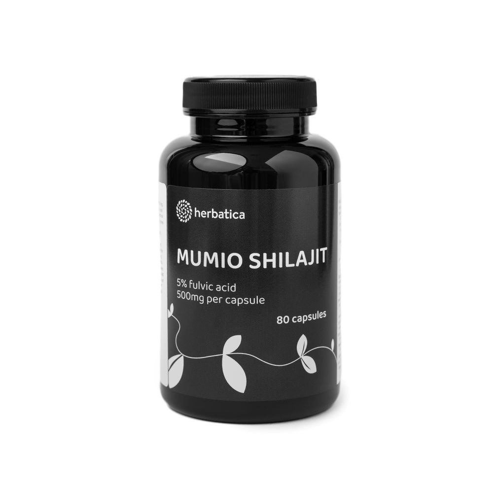 Shilajit - tisztított mumio prémium (500mg) - étrend-kiegészítő - 80 ...