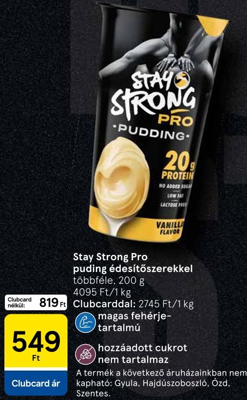 Stay Strong Pro - Tesco