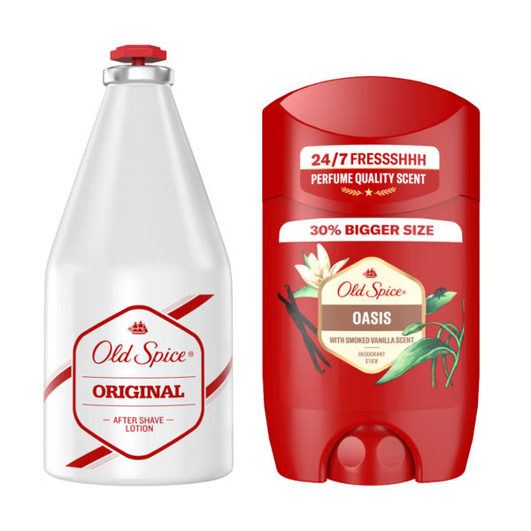 Old Spice Oasis stift dezodor és Original borotválkozás utáni arcszesz ...