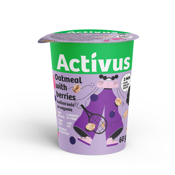 Activus zabkása bogyós gyümölccsel - 60 g - Rossmann