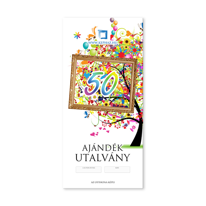 SZÜLETÉSNAPI AJÁNDÉKUTALVÁNY NDP (Elektronikus) - Képház